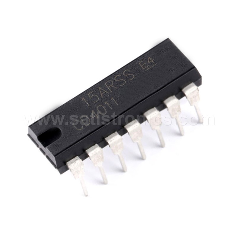 CD4011 DIP-14 Quadruple 2-input NAND Gate | Satistronics